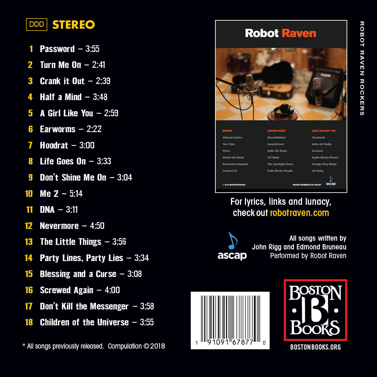 Robot Raven - Robot Raven Rockers - Stereo Stickman