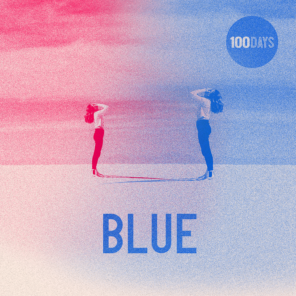 100DAYS - Blue - Stereo Stickman