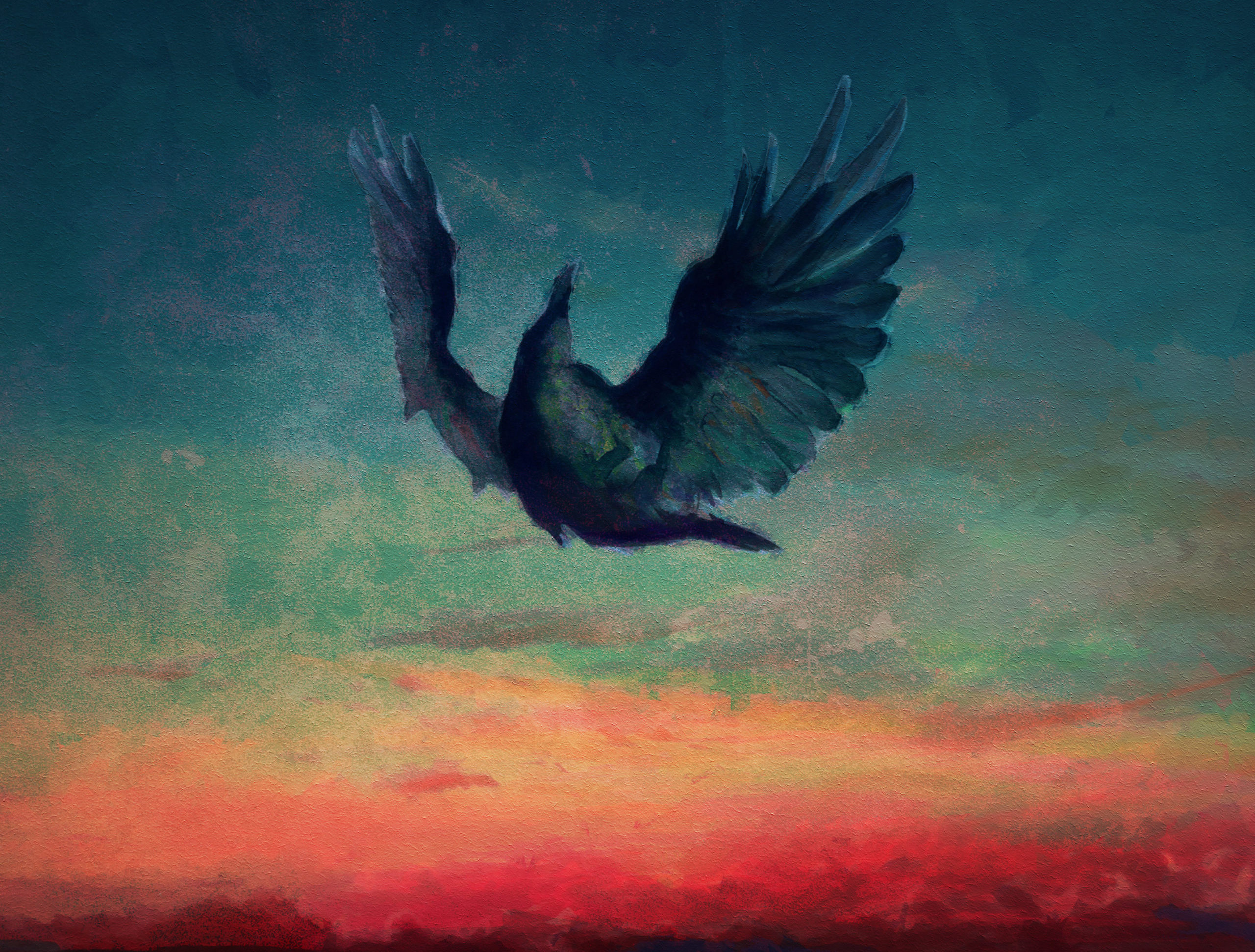 Christina Qu Bird Falling From The Sky Stereo Stickman