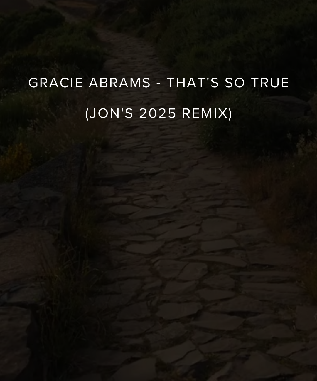 Jon - That's So True (Gracie Abrams, 2025 Remix) - Stereo Stickman
