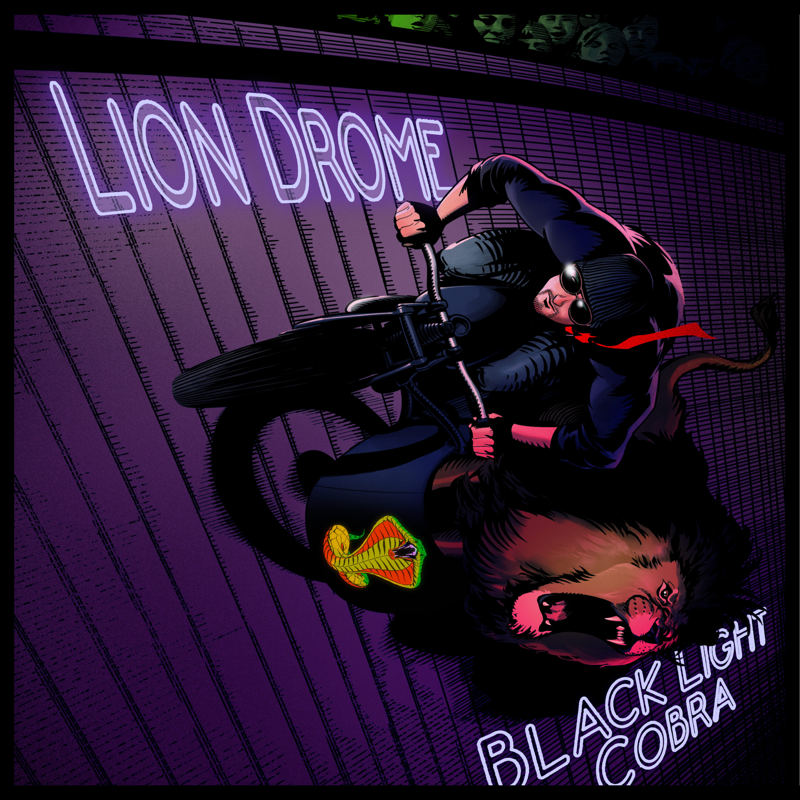 Lion Drome - Black Light Cobra - Stereo Stickman
